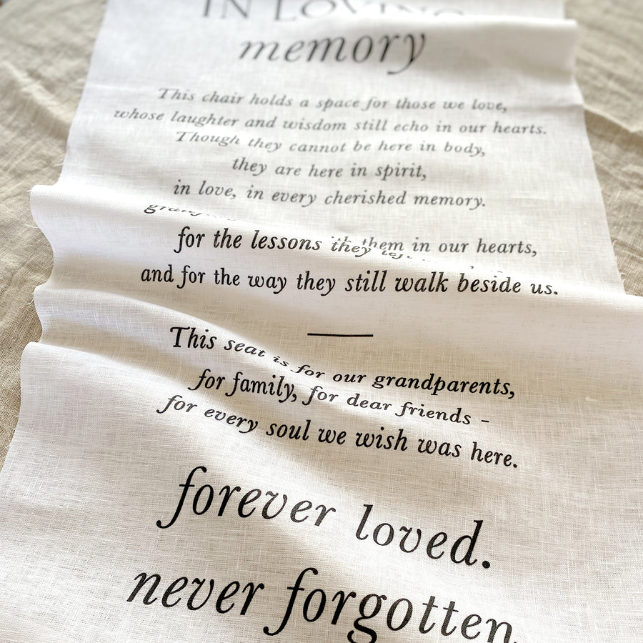 Romantic Fabric Signage for Weddings & Events | Peach Perfect – Peach ...
