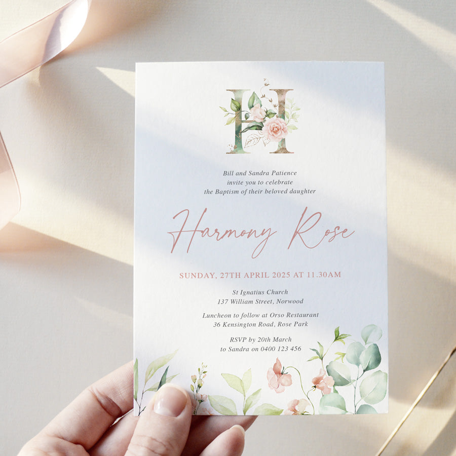 Printable Baptism Invitations Rsvp