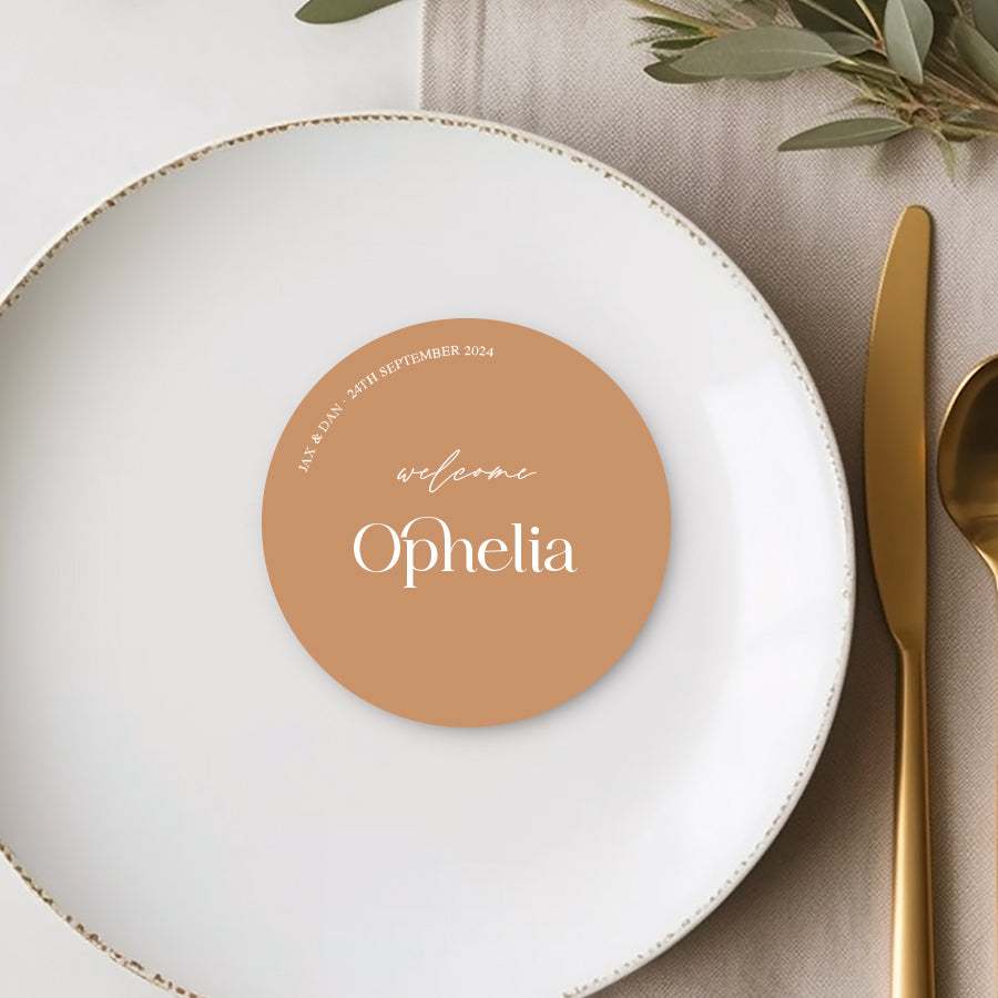 Modern Wedding Place Cards Australia – Peach Perfect Stationery