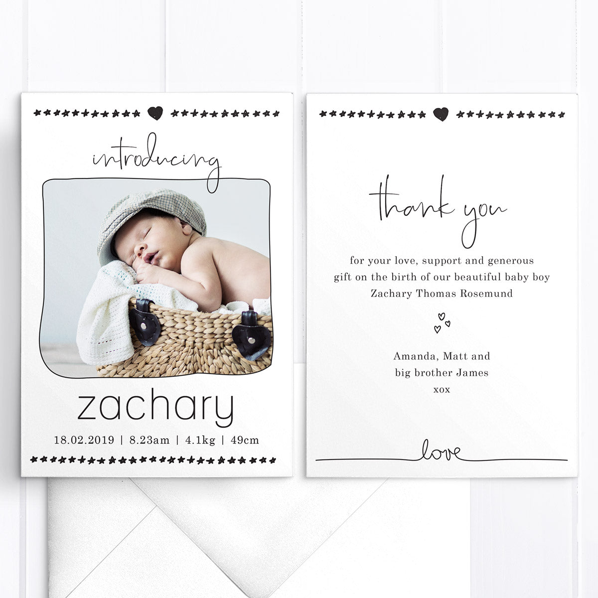 Baby Boy Announcements Wording